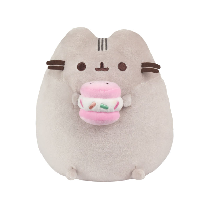 Pusheen with Ice Cream Sandwich Plush (23 cm) · Disco Waffle
