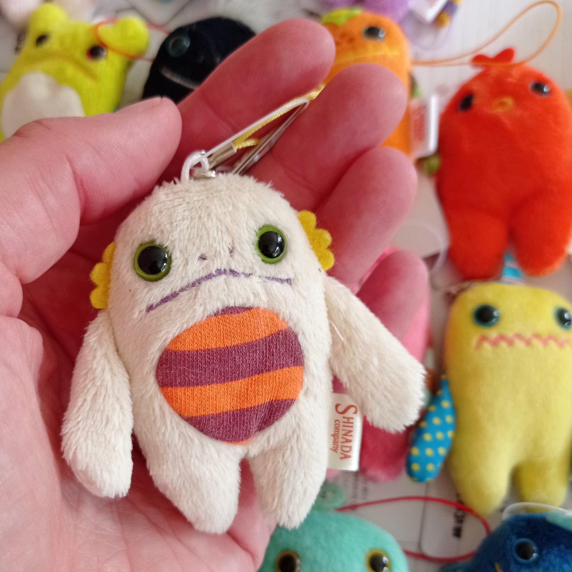 Mini Mokeke Plush Charm (7cm) · Disco Waffle